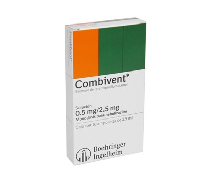 COMBIVENT 0.5/2.5 ML C/10 AMP