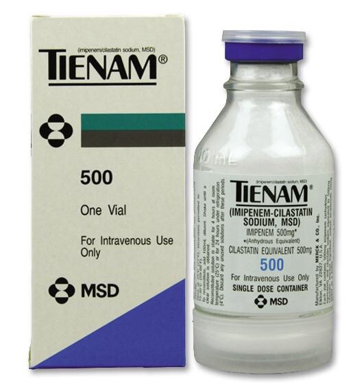 TIENAM I.V. 500 MG C/1 FCO AMP ANT
