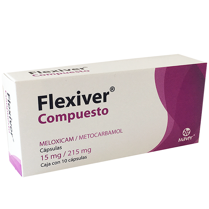 Flexiver Compuesto 15 Mg / 215 Mg C/10 Capsulas